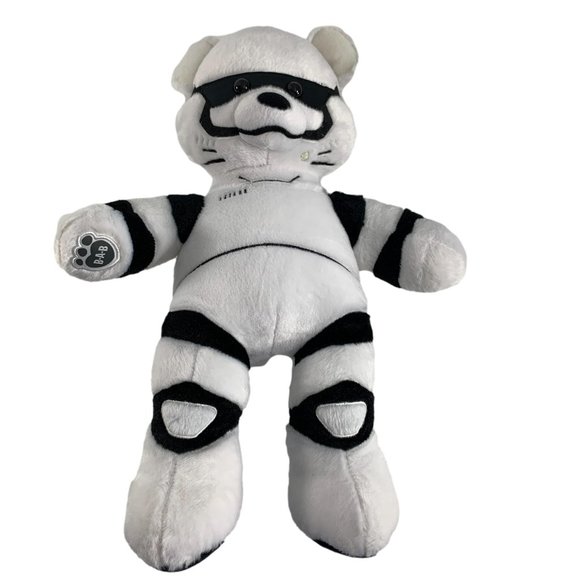 Build-A-Bear | Toys | Star Wars Build A Bear 7 Plush Teddy White Black ...